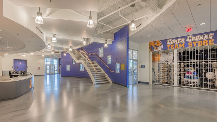 coker college deloach center basketball arena — BallParchitecture