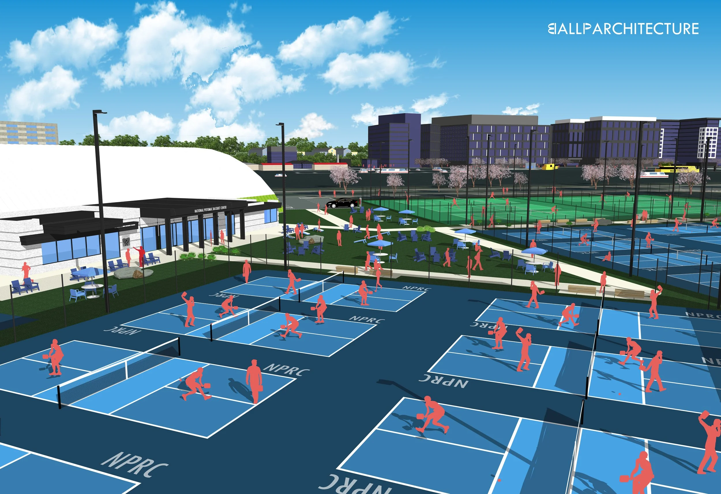 national potomac racquet center — BallParchitecture