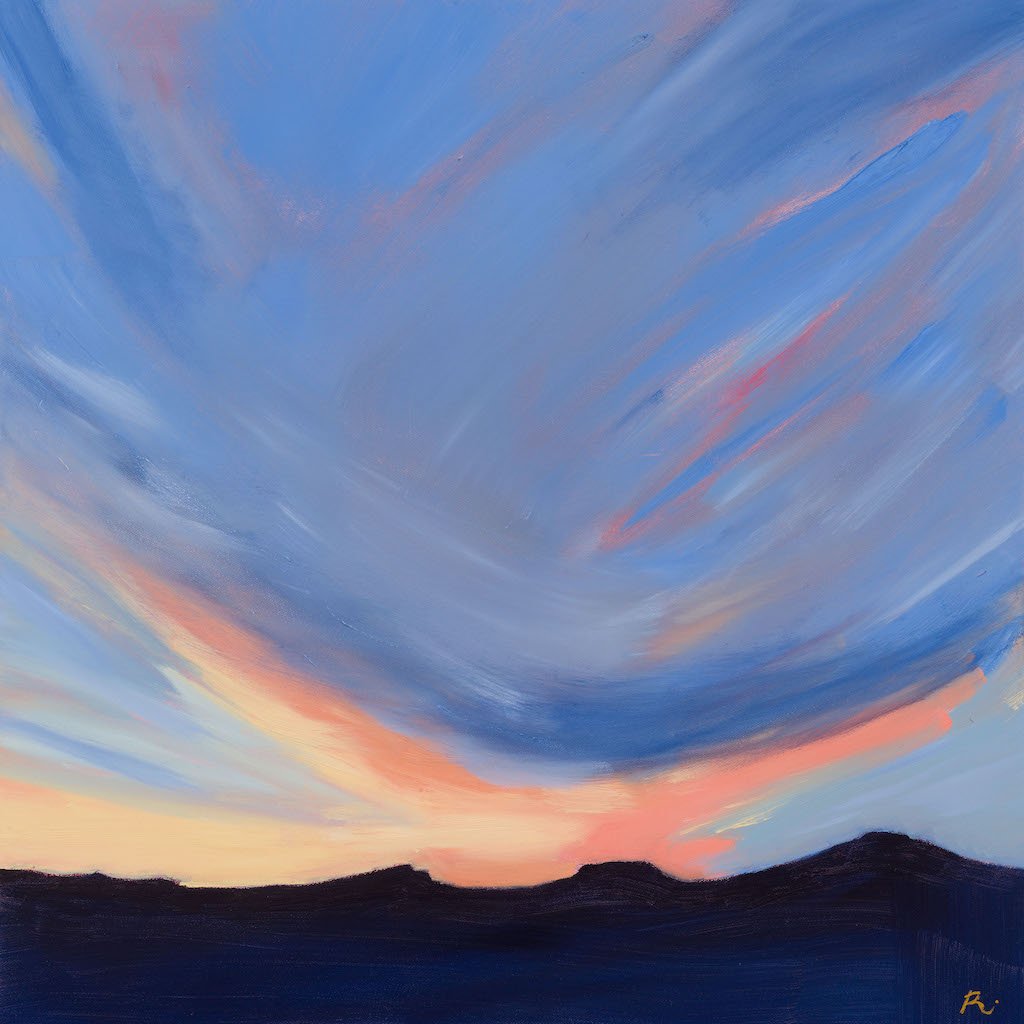 Art - Abstract Landscape & Skyscape Paintings - Original oil on canvas ...