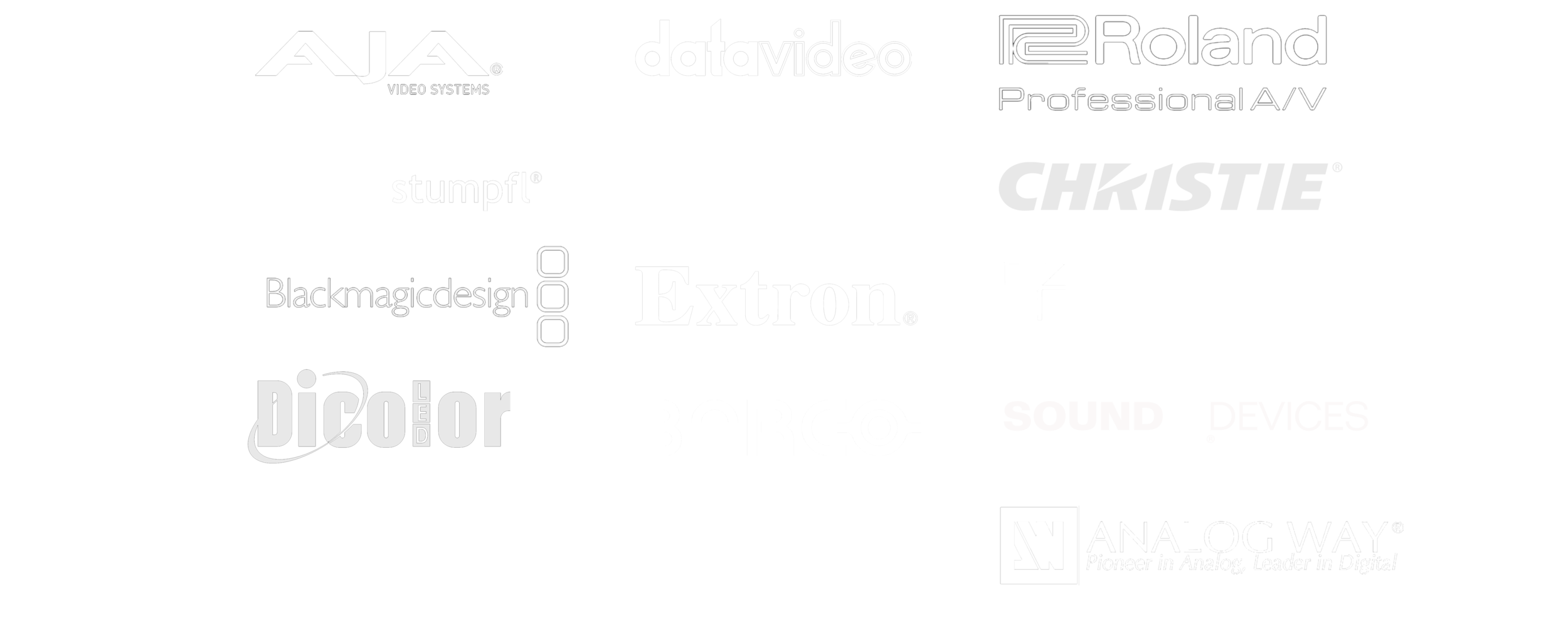 Carried Brands — Studio Gear