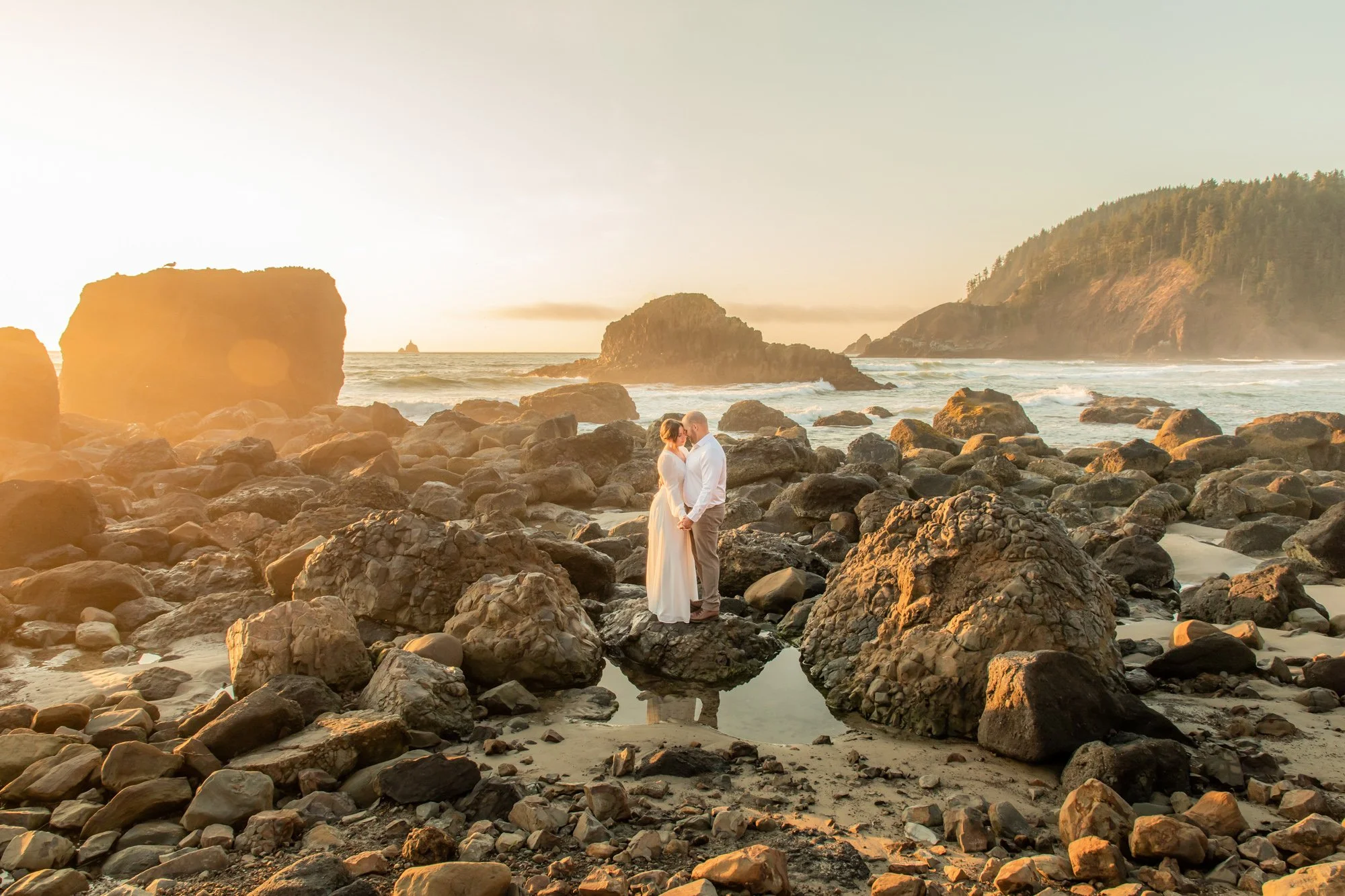 Oregon Coast Elopement | Hug Point — Dan Rice Photography