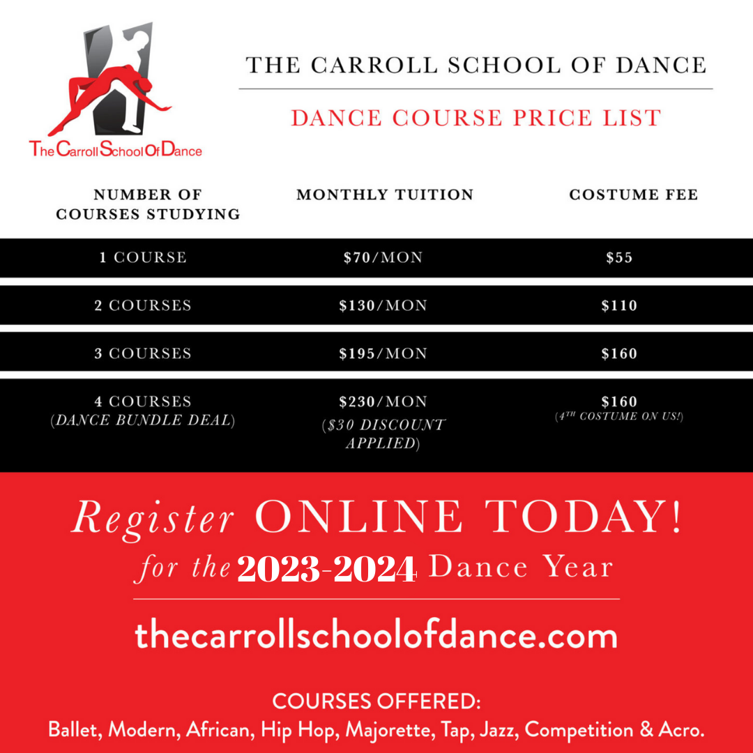 In Studio Dance Tuition — The Carroll School of Dance