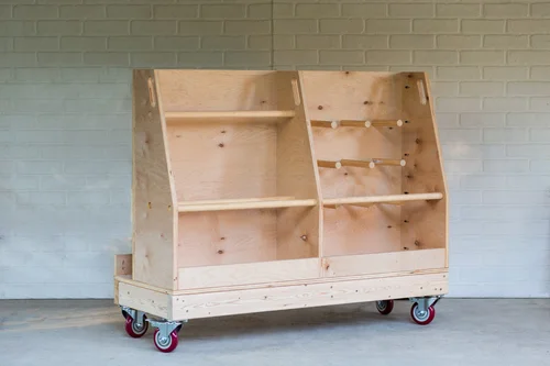 DIY Mobile Plywood and Lumber Storage Cart — MAKER GRAY