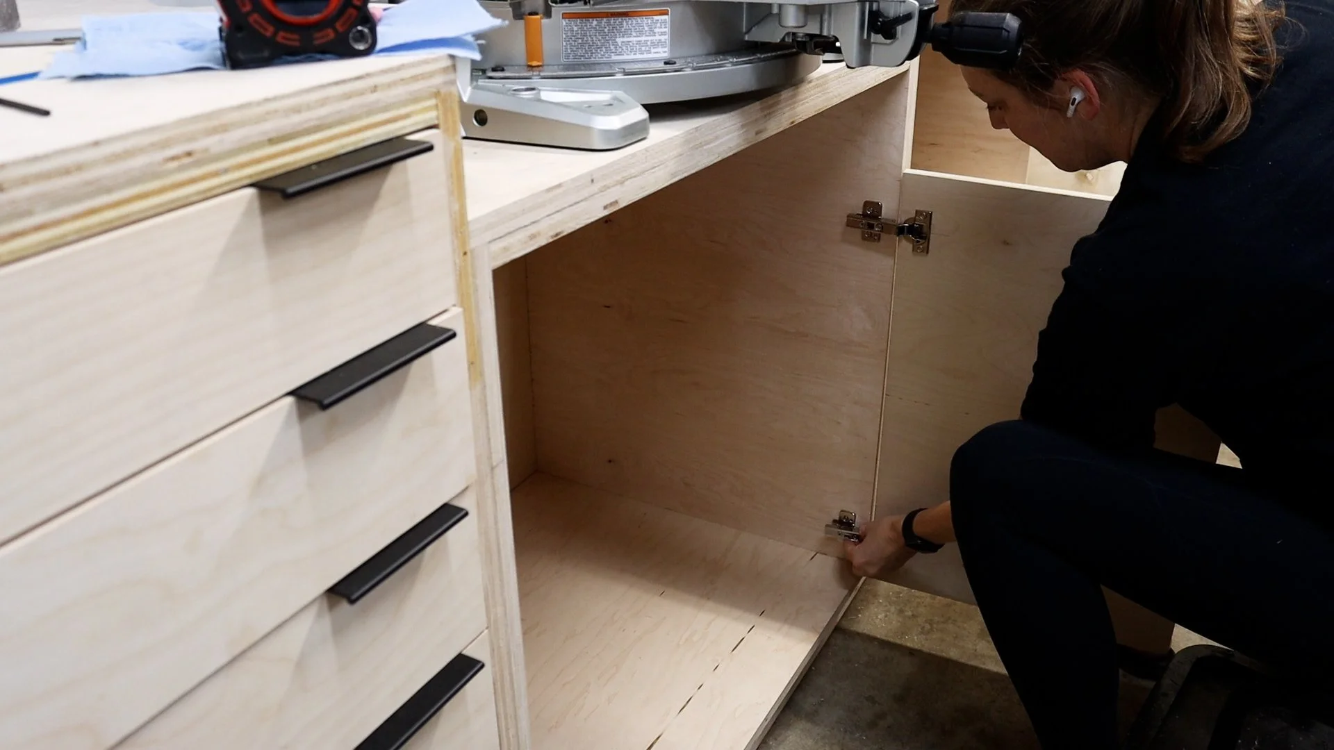 Workshop Organization! Miter Saw Station, French Cleat Tool Wall and ...