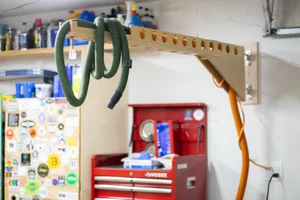 How to Build a DIY Dust Collection Boom Arm | Workshop Organization ...