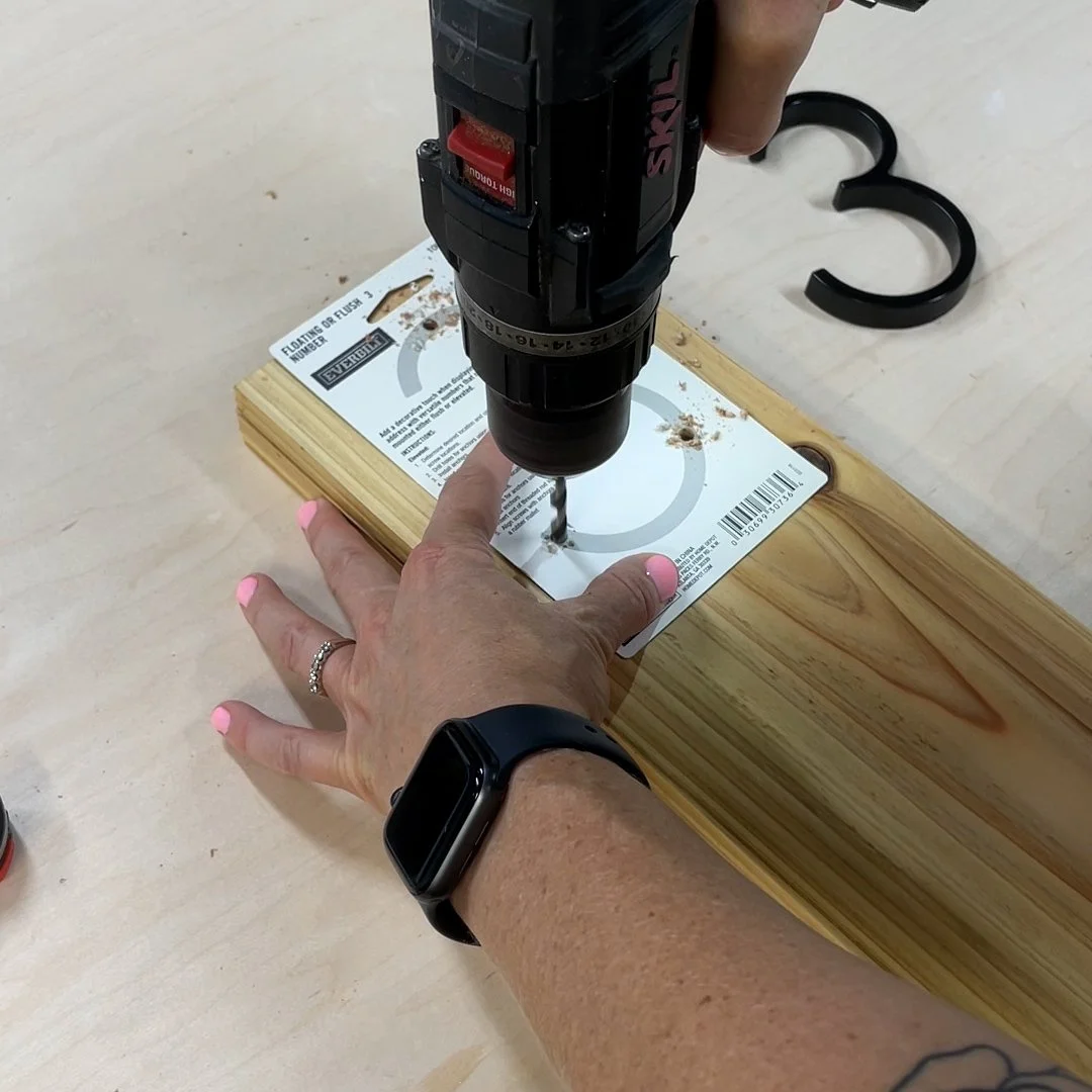 Easy Modern House Number Sign — MAKER GRAY