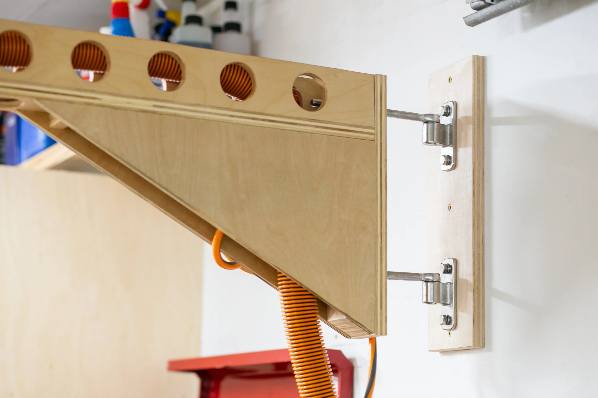 DIY Dust Collection Boom Arm Plans | Workshop Organization — MAKER GRAY