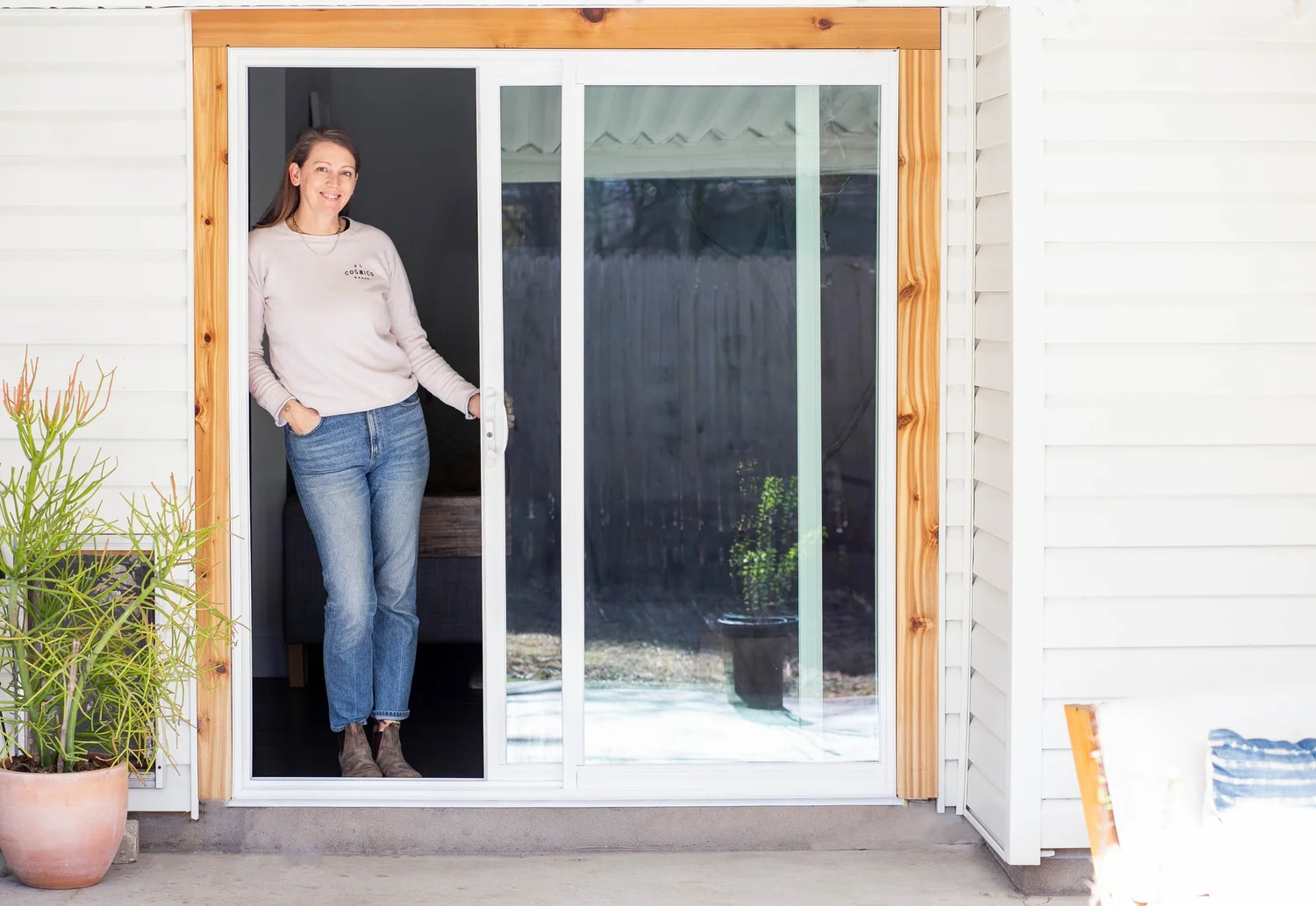 How To Easily Install A Sliding Glass Door — MAKER GRAY