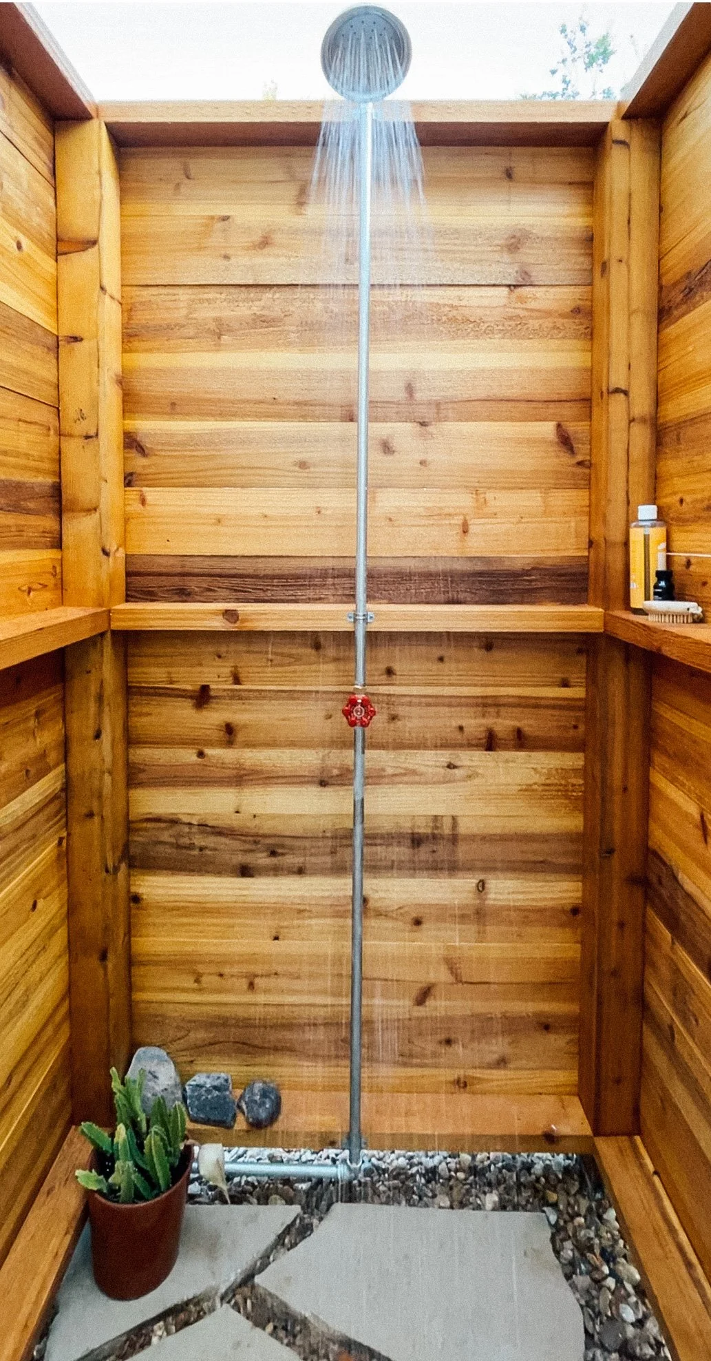 Easy Build Plans To Build Your Own Backyard Outdoor Shower — MAKER GRAY