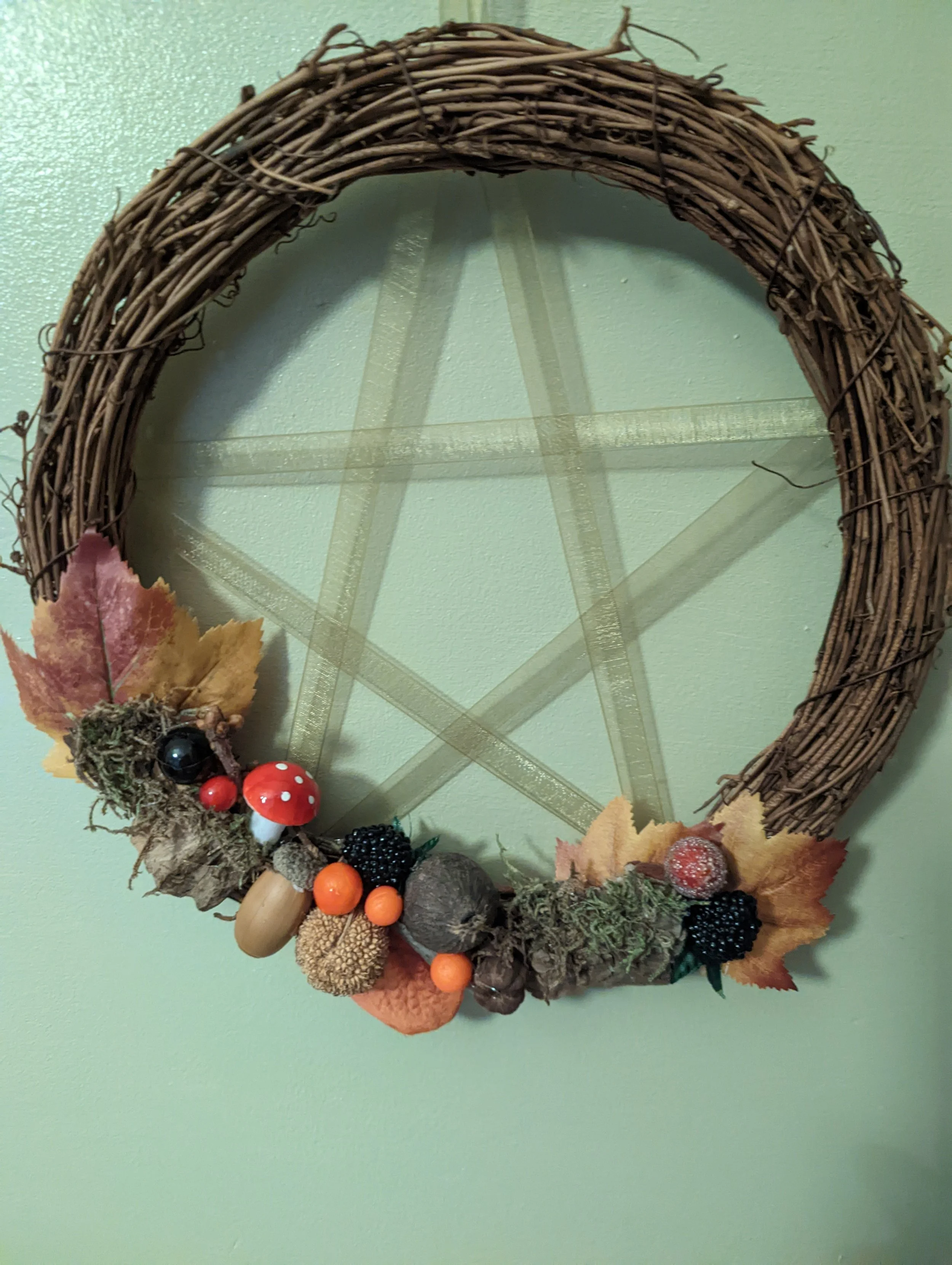 Broom & Wreath Cupboard — The Wiccan Lady