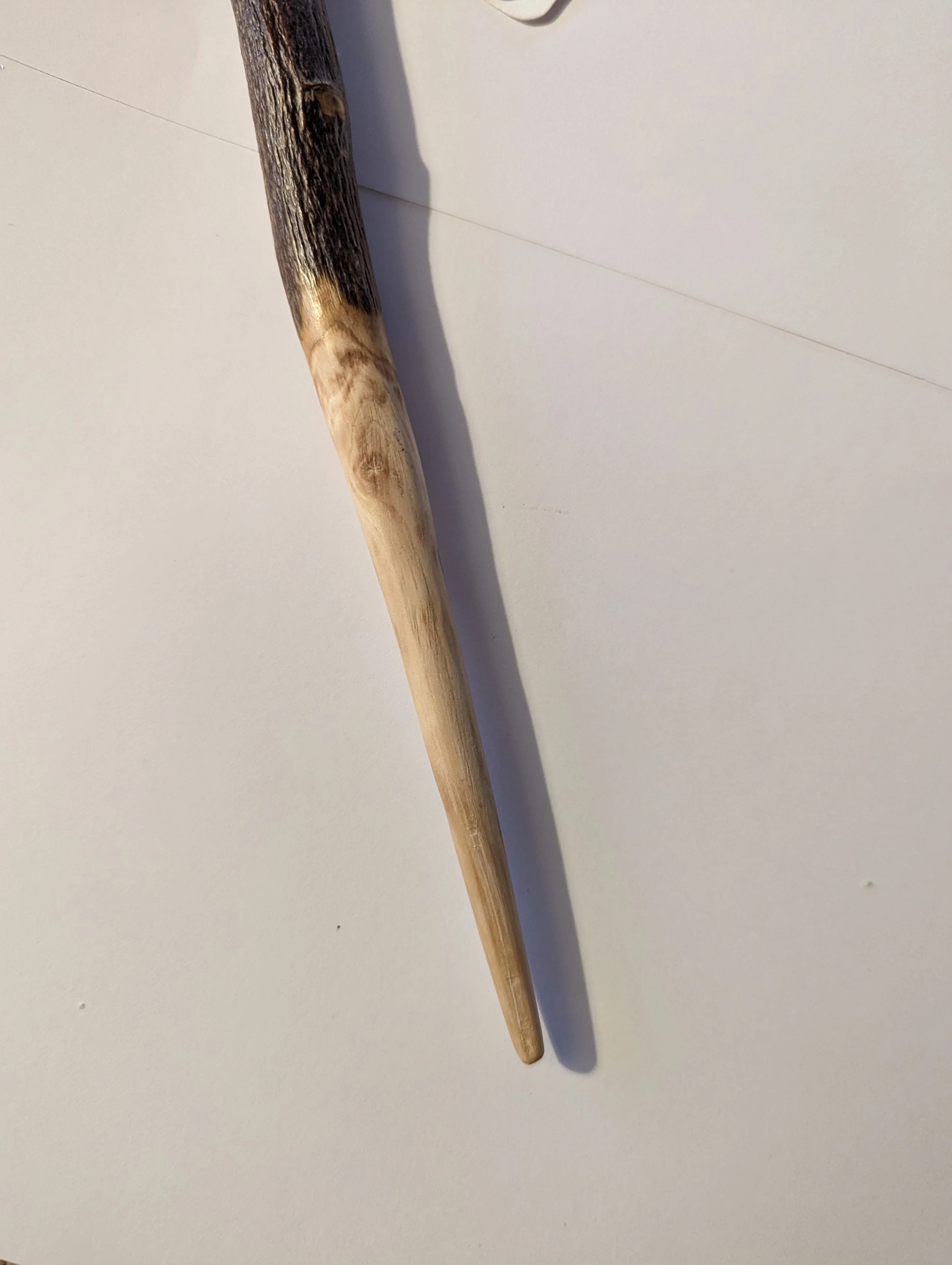 Wooden Apple Wand — The Wiccan Lady