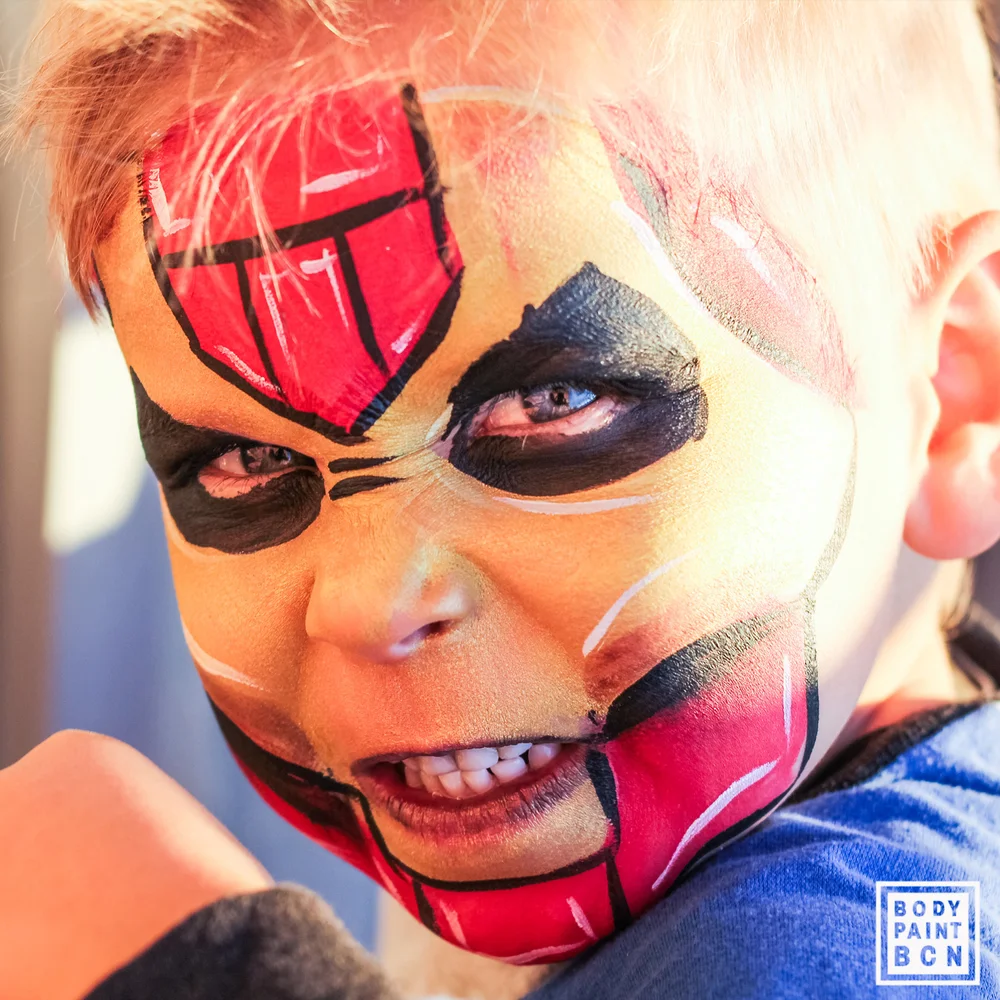 Iron Man Face Painting Mask