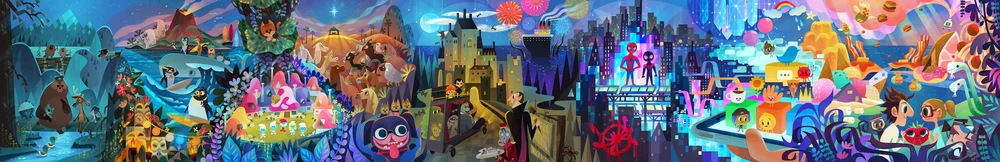 Sony Animation Mural — Joey Chou