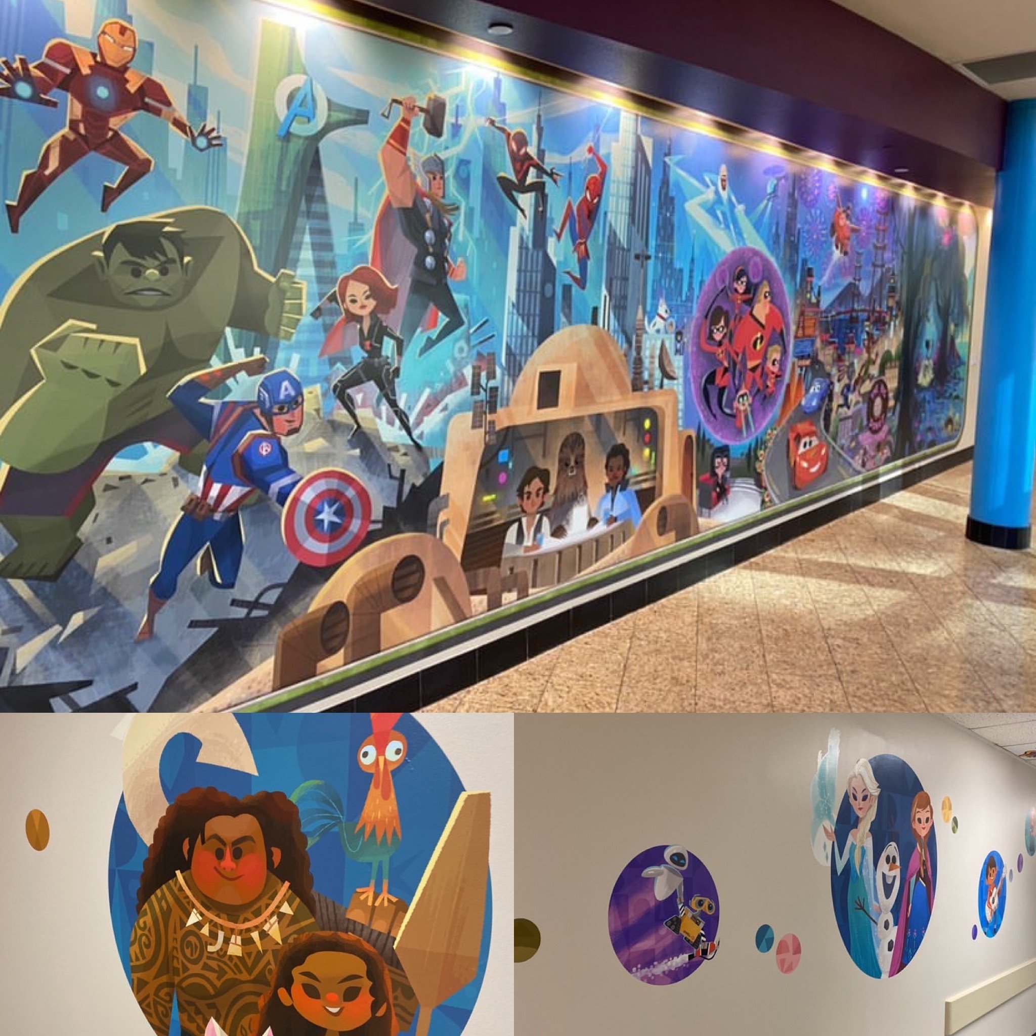 Walt Disney Resorts Murals and design — Joey Chou