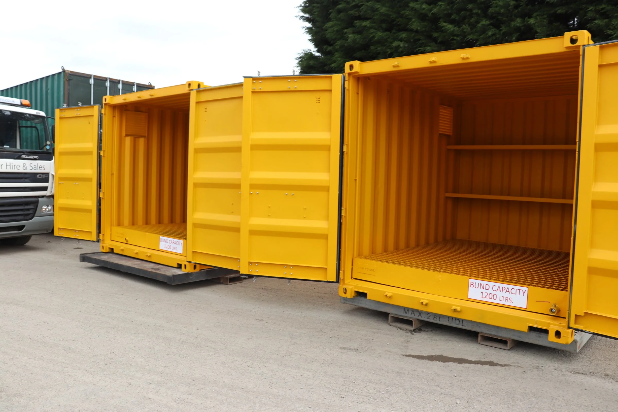 *COSHH-67* 10x8 Racked COSHH Store Container — I T Williams Company Limited