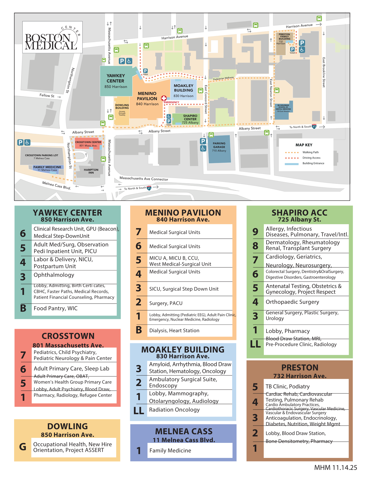 Map of New Temporary Ambulance Parking (Non-emergency) — MBEMSC