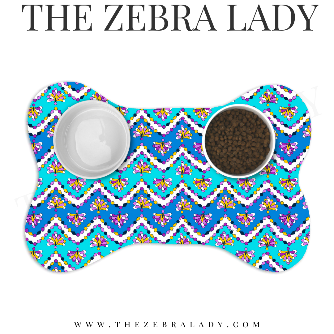 Pet Mats Bone Shape — THE ZEBRA LADY