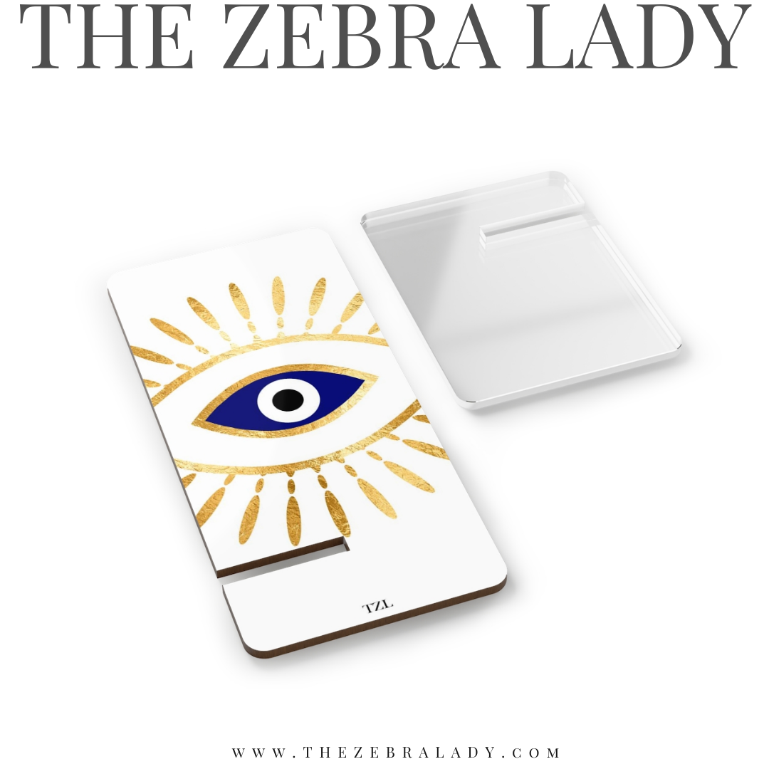 Blue Evil Eye Smartphone Stand — THE ZEBRA LADY