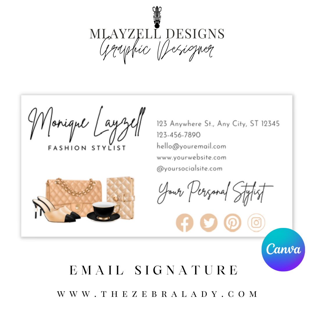 Fashion Stylist Business Card Templates