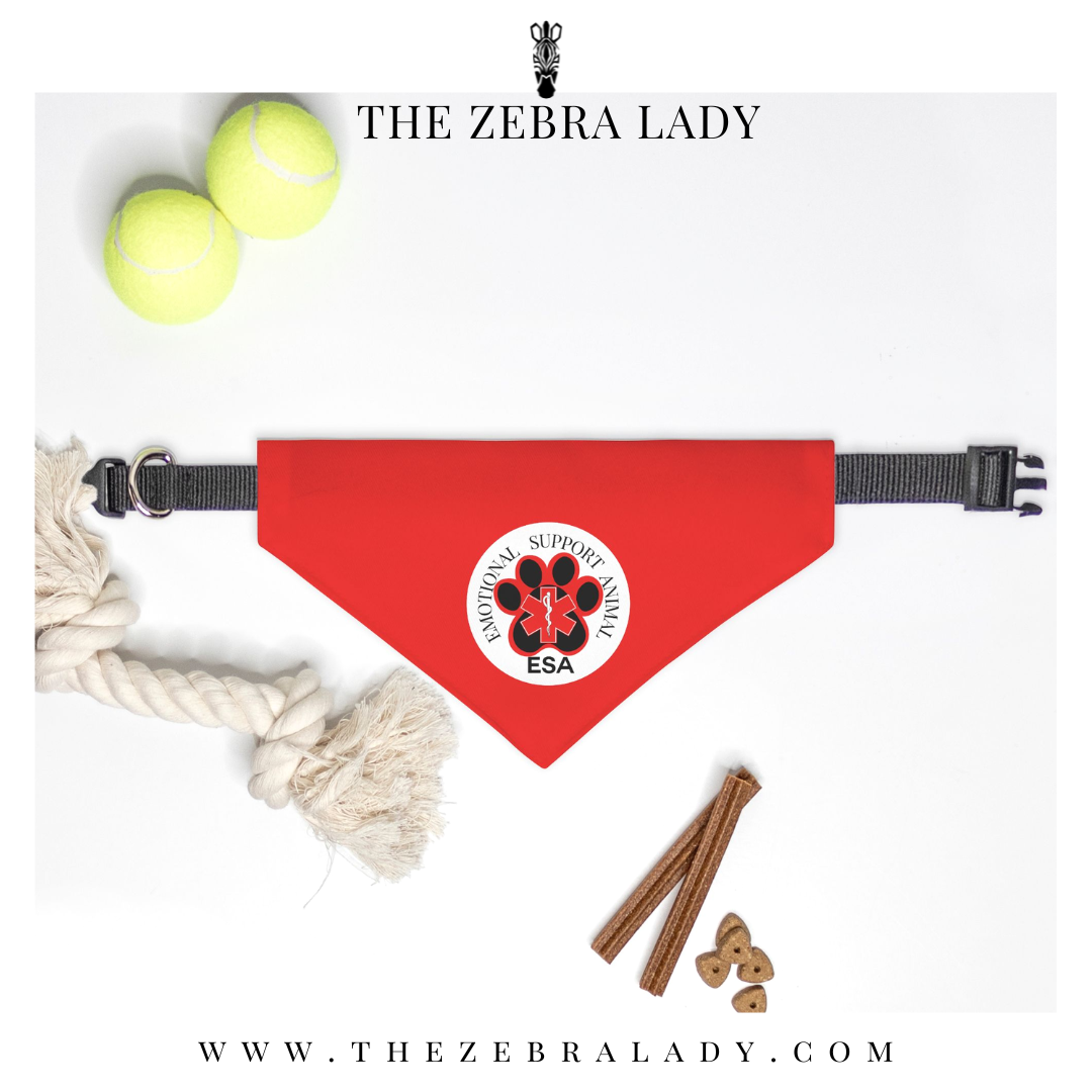 ESA Emotional Support Animal Accessories — THE ZEBRA LADY