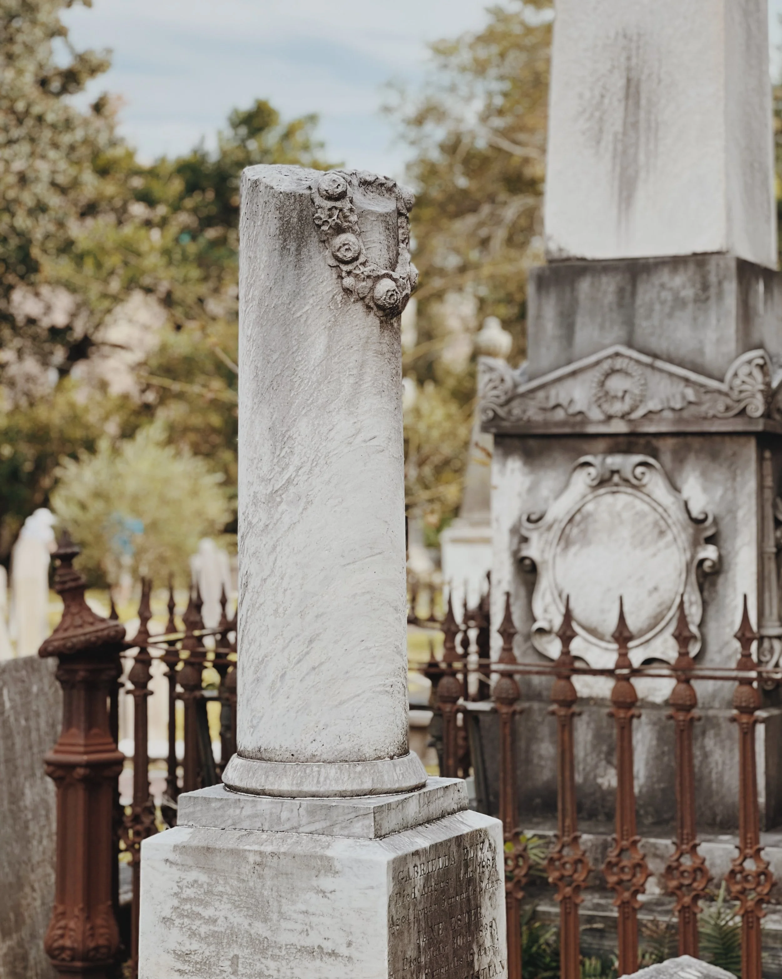 Grave Markers and Their Meanings — Walk and Talk Charleston