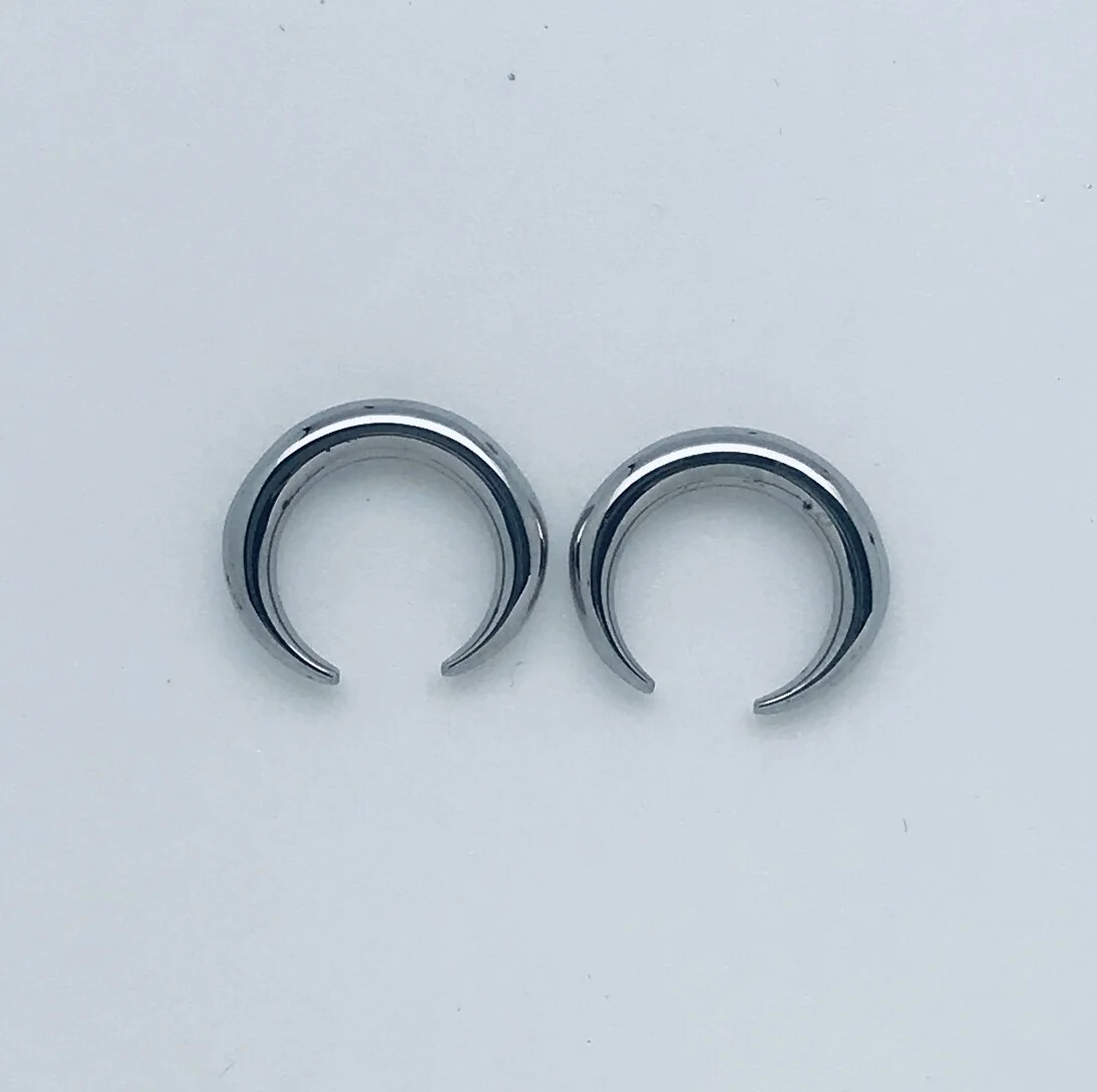 Custom Steel Smooth Pincher Single and Sets — Halo Precision Piercing ...