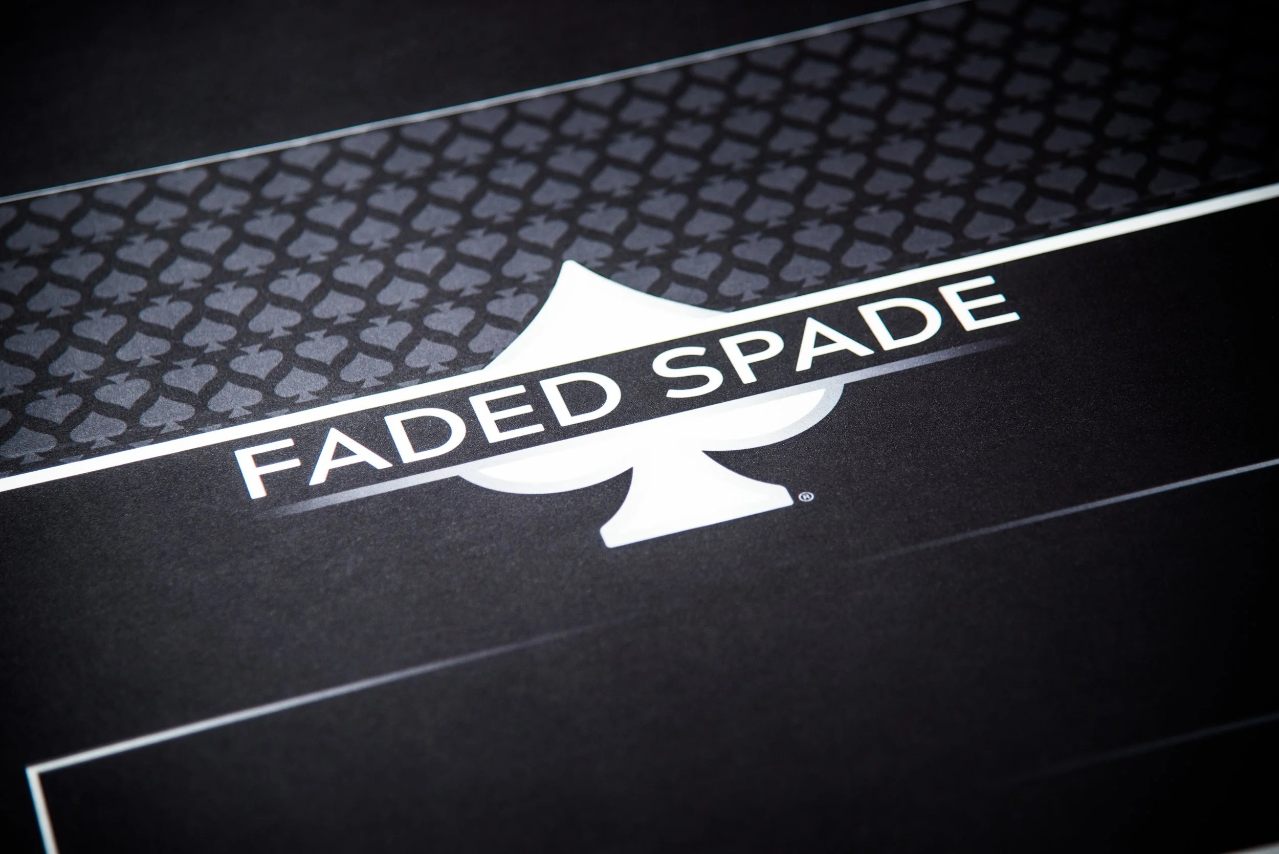 Poker Playing Cards — Faded Spade | 100% Plastic Poker and Casino Paper ...