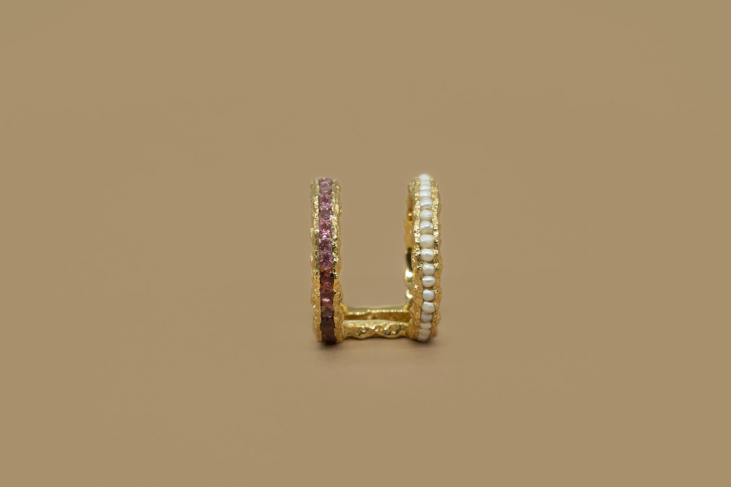 Emeralds or Ruby Stacking Ring — Pacharee