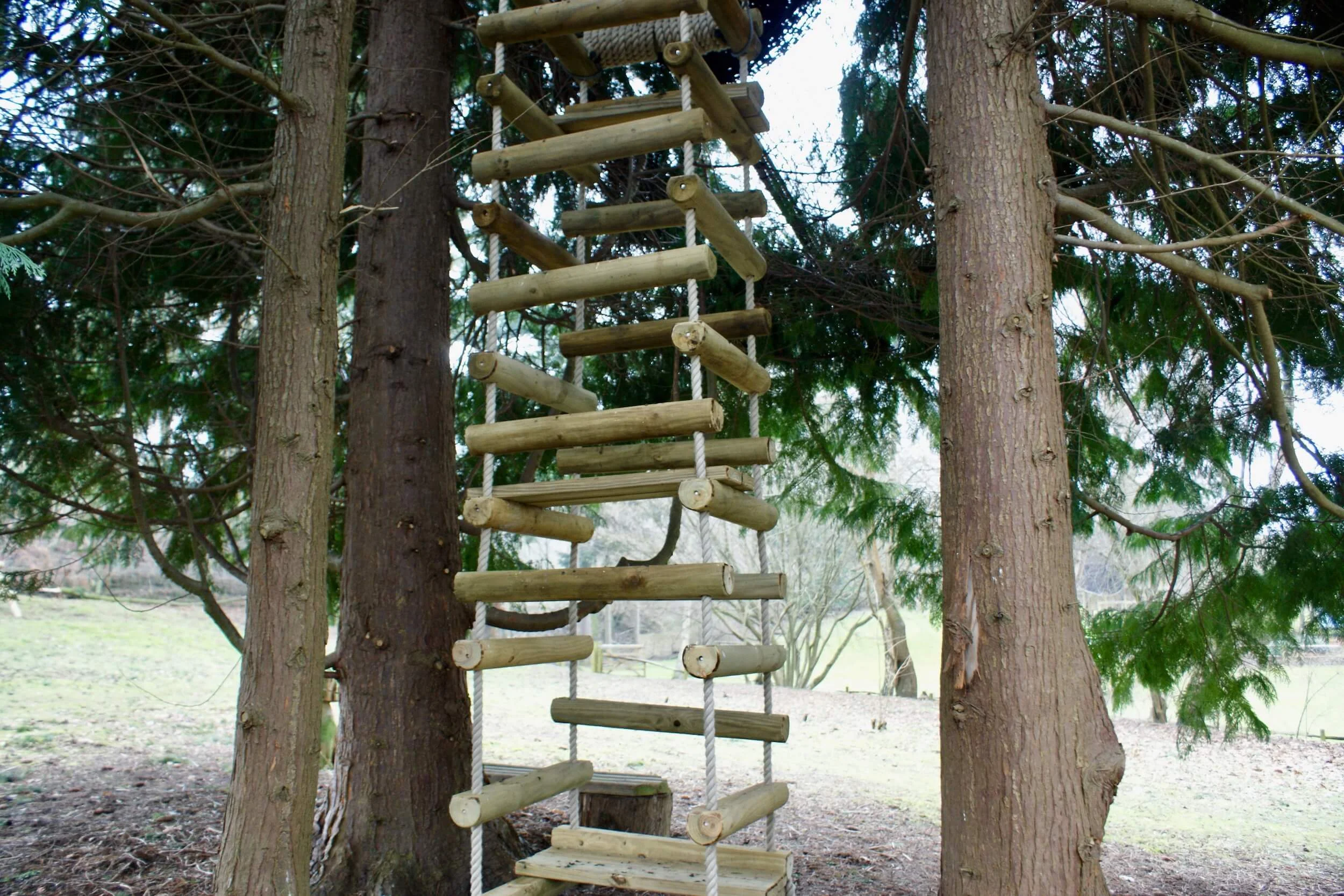 4-sided Rope Ladders + platforms — Treehouses, Rope Bridges, Treetop ...