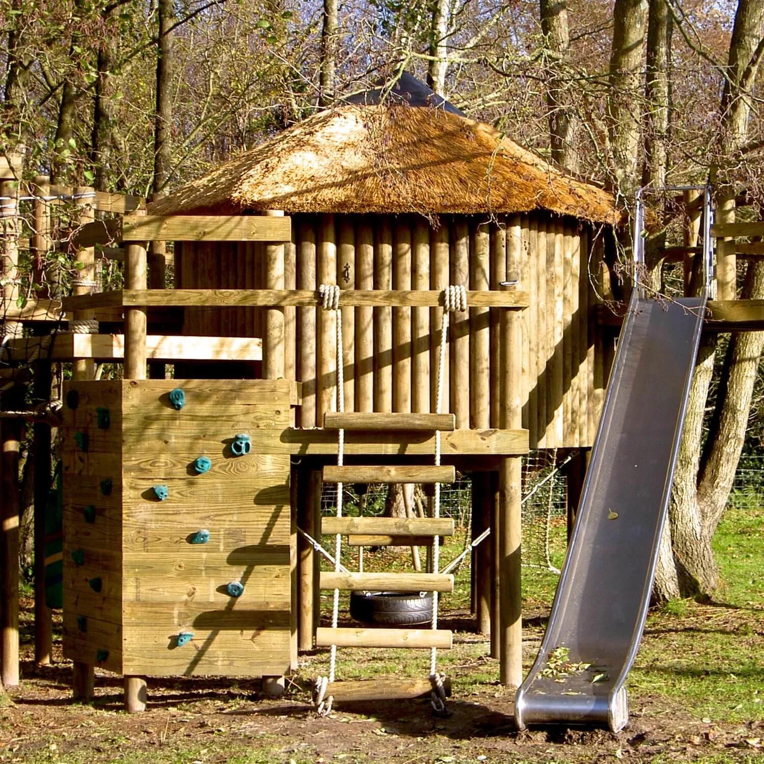 Treehouses, Rope Bridges, Treetop Walkways and Nest Swings