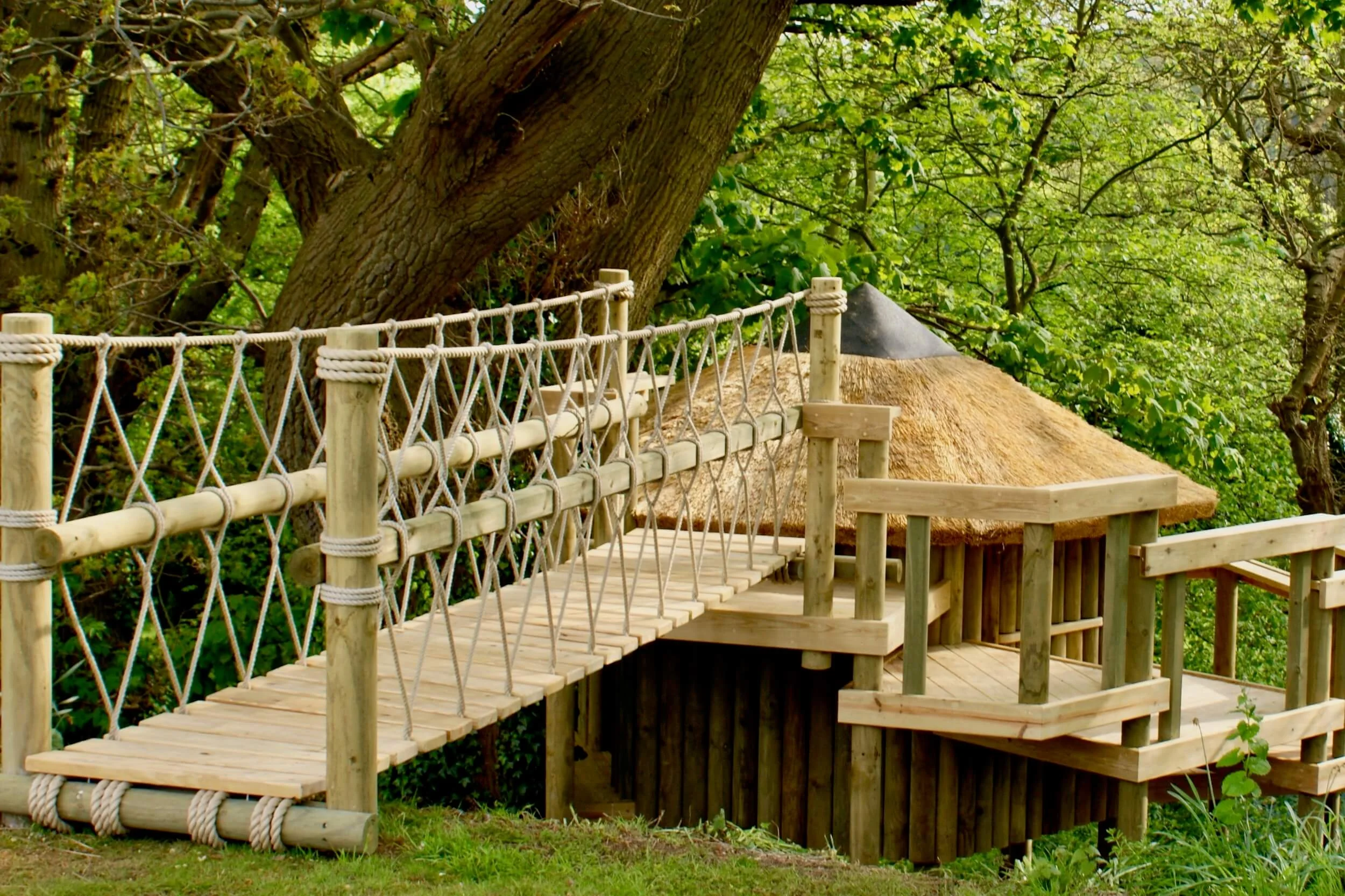 Our latest Rope Bridge projects — Treehouses, Rope Bridges, Treetop ...