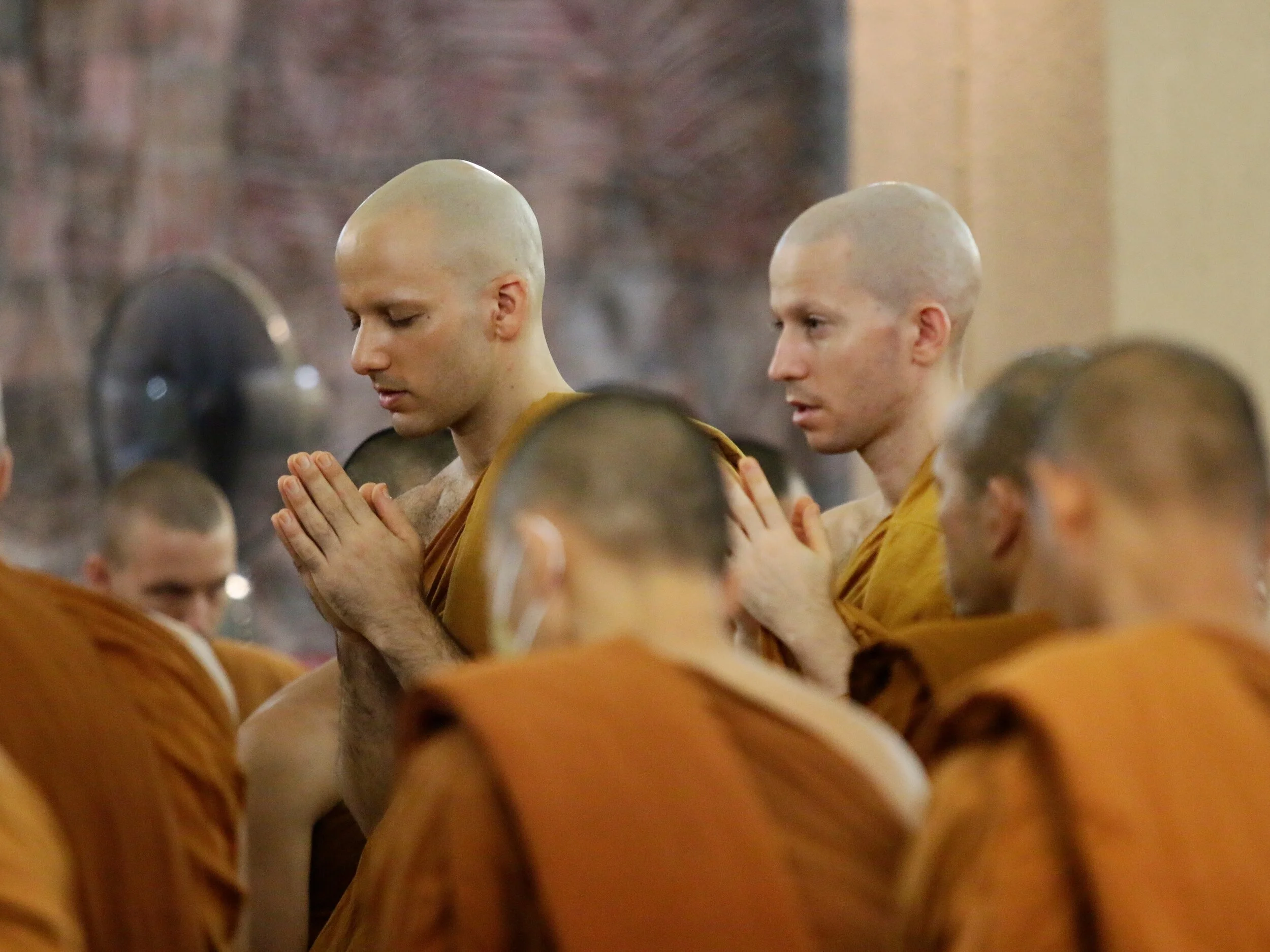 Two New Bhikkhus in the Sangha — Wat Pah Nanachat