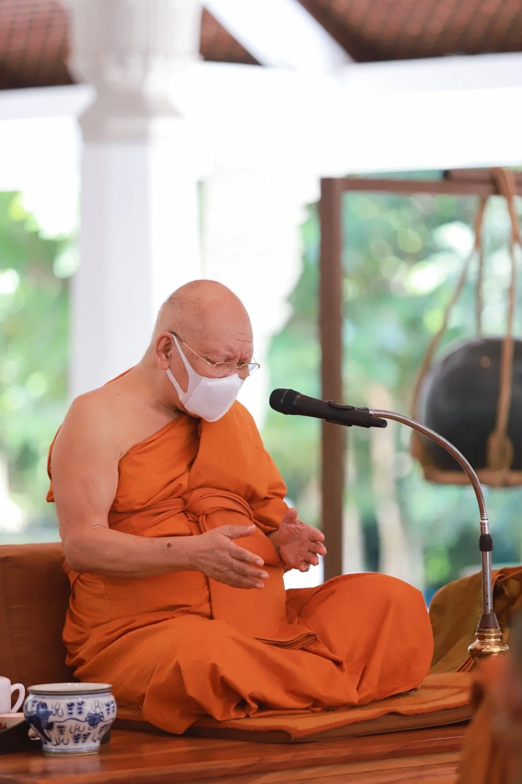 Visit by Most Ven. Somdet Phra Mahathirachan — Wat Pah Nanachat