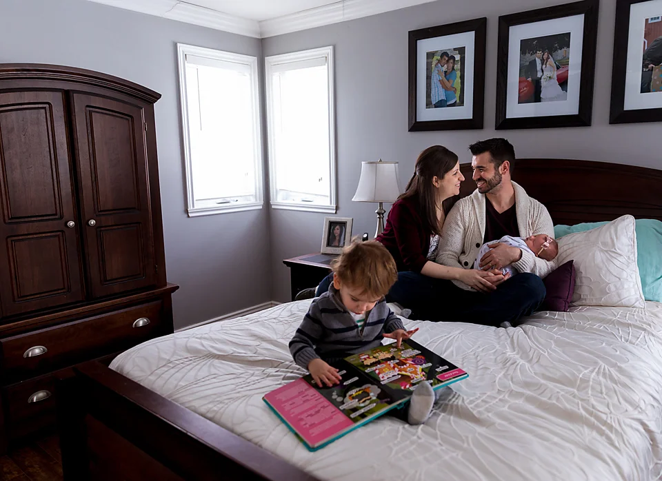 In Home Newborn Session | Cornwall, Ontario — More Than A Moment Studios