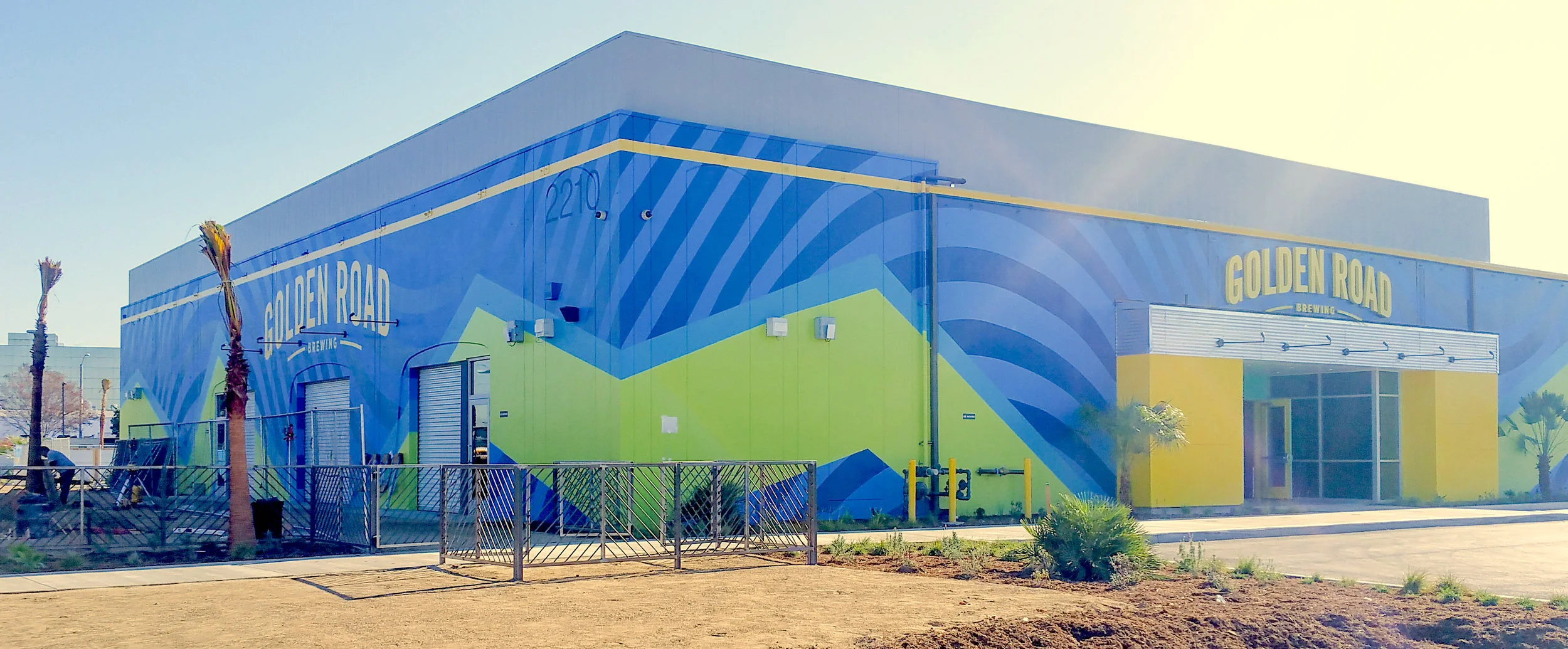 Completion photos from our 2017 supergraphics project - Golden Road ...