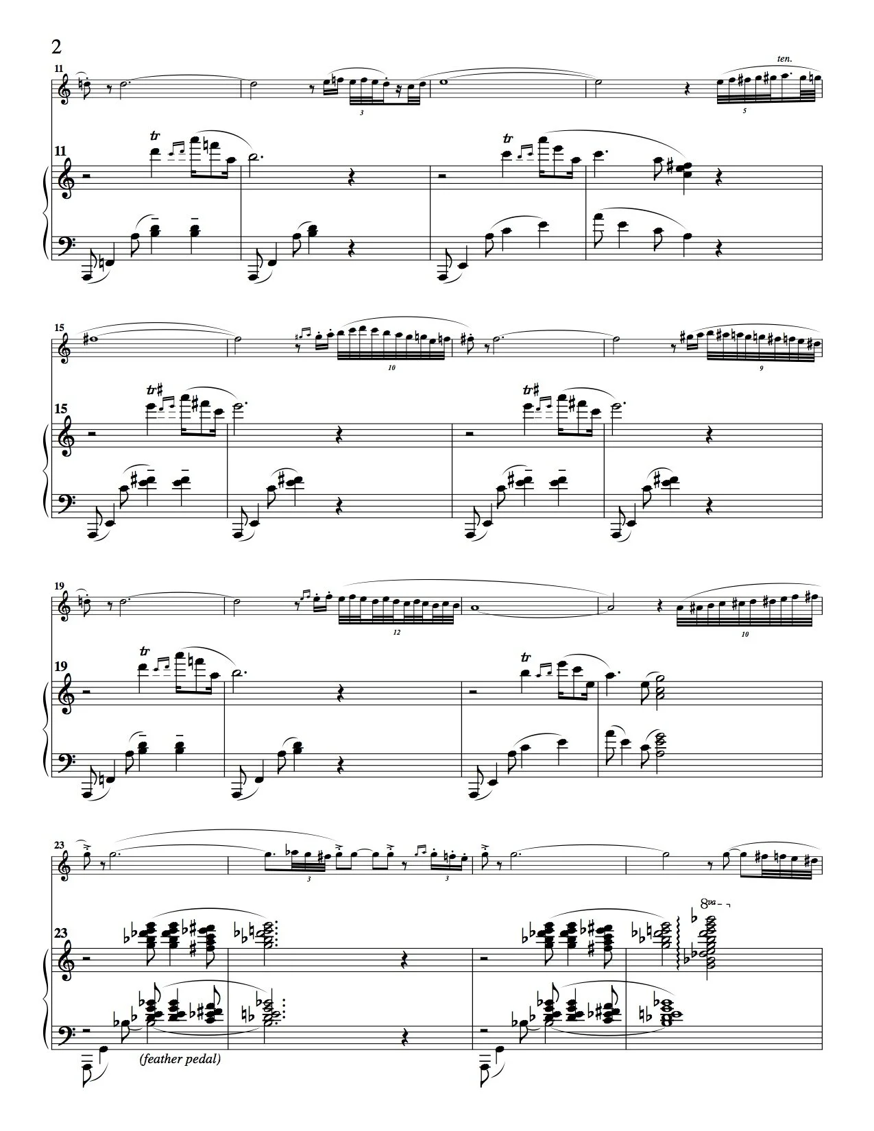 SOLO FLUTE MUSIC — Edward David Zeliff