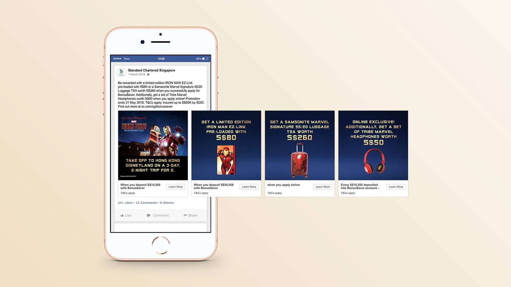 Facebook Carousel Ads Campaigns - Strategy, Visual Design — Adeline Lam ...