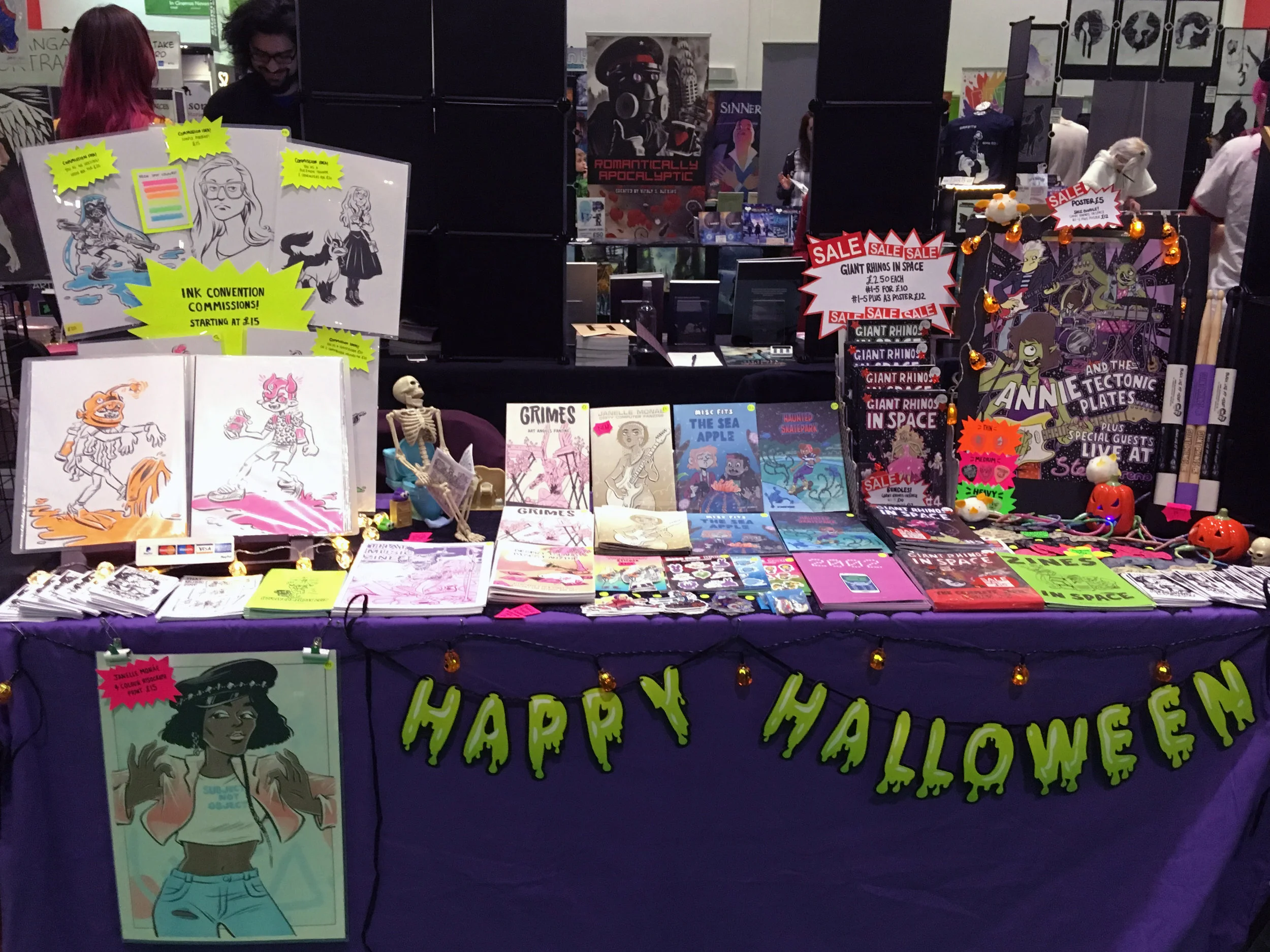 London MCM Comic Con May 2019 — Comics & Illustration by Sammy Borras