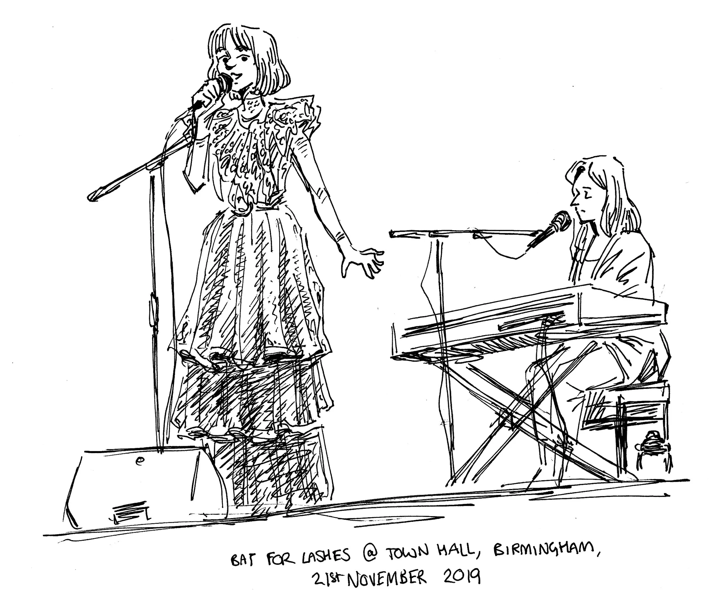 Gig Sketches — Comics & Illustration by Sammy Borras