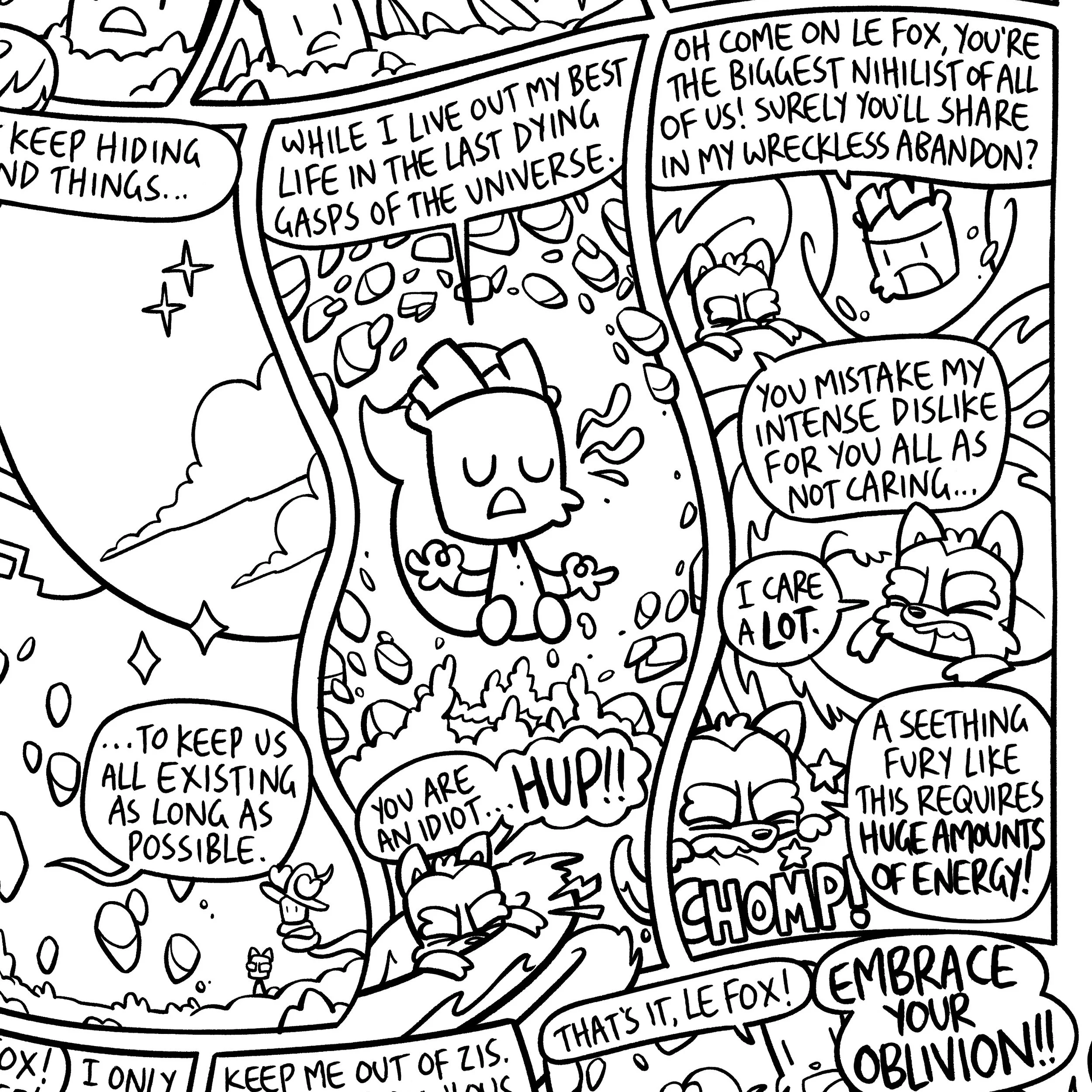 Inking & Colouring Bunny Vs Monkey — Comics & Illustration by Sammy Borras
