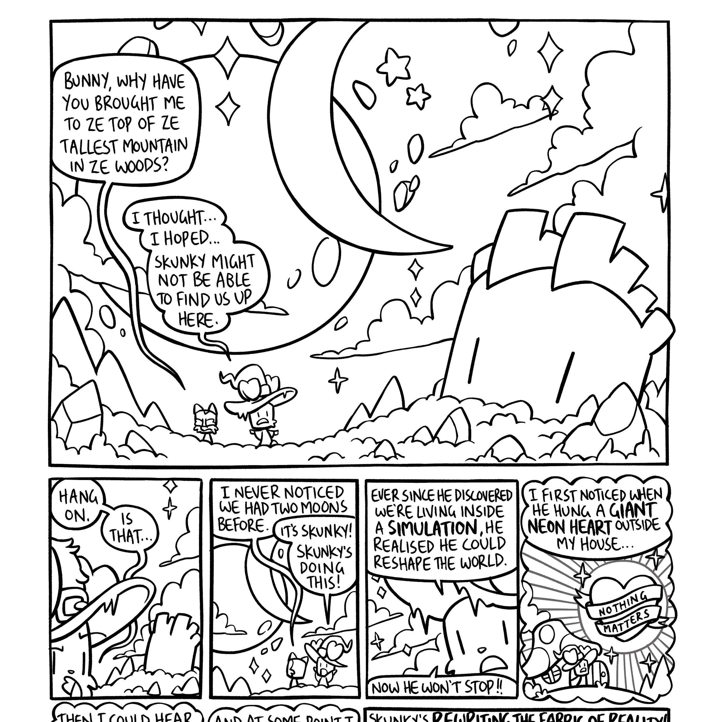 Inking & Colouring Bunny Vs Monkey — Comics & Illustration by Sammy Borras