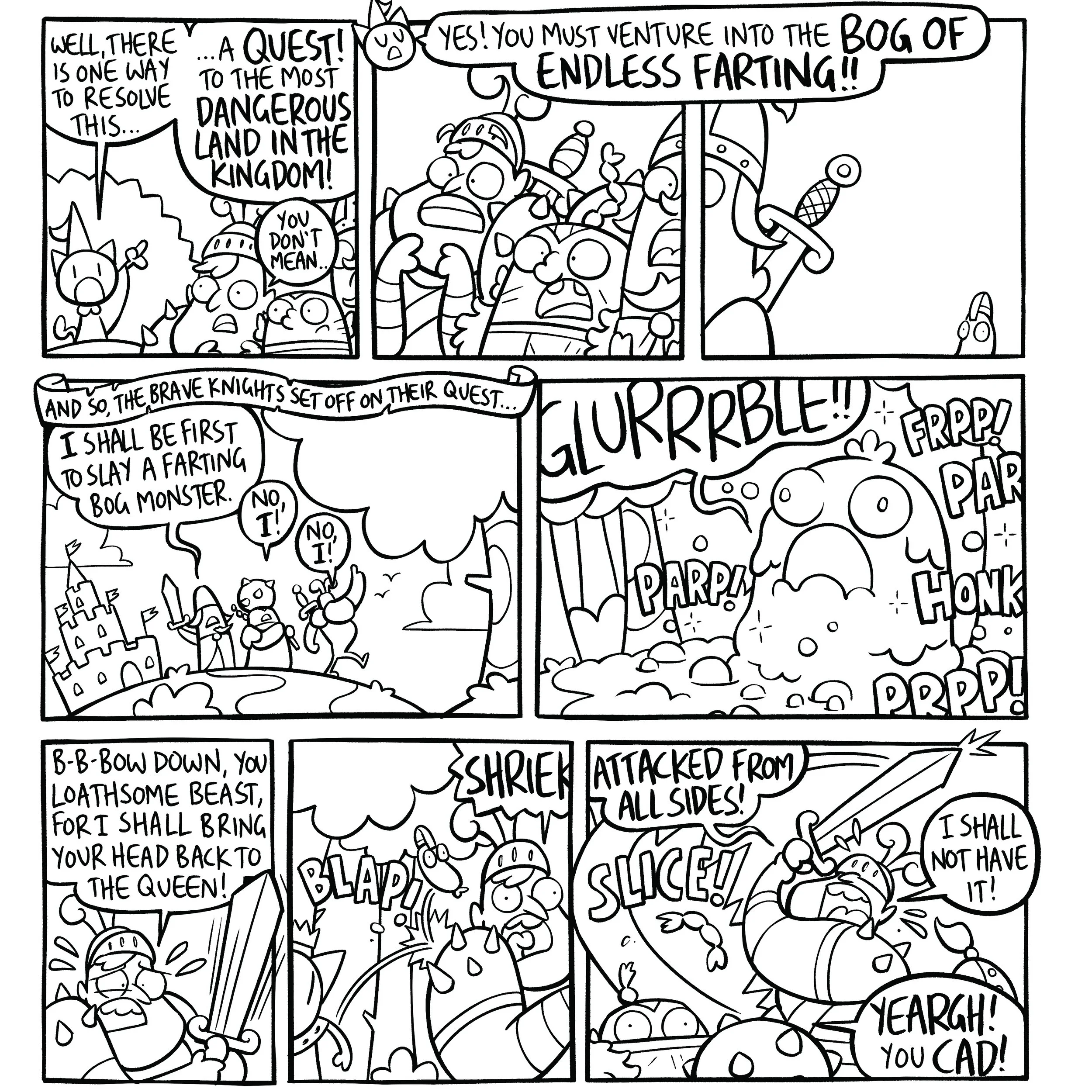 Inking Looshkin — Comics & Illustration by Sammy Borras