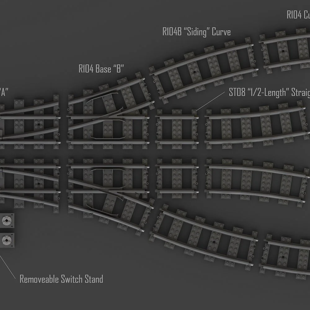BrickTracks R104 Switches — TechBrick