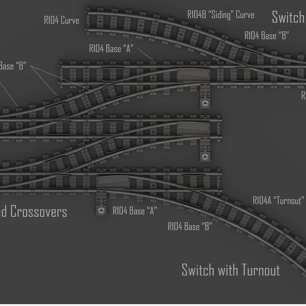 BrickTracks R104 Switches — TechBrick