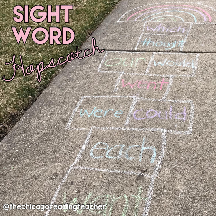 Sight Word Hopscotch — The Booklight