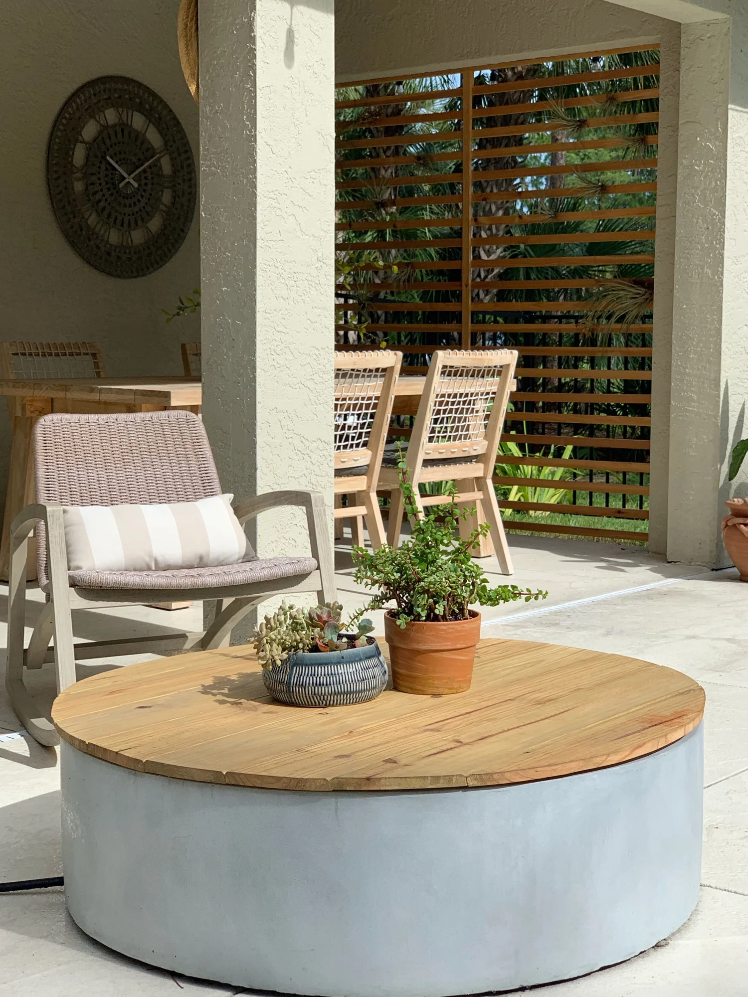 DIY Wood Fire Pit Cover — Hartley Home