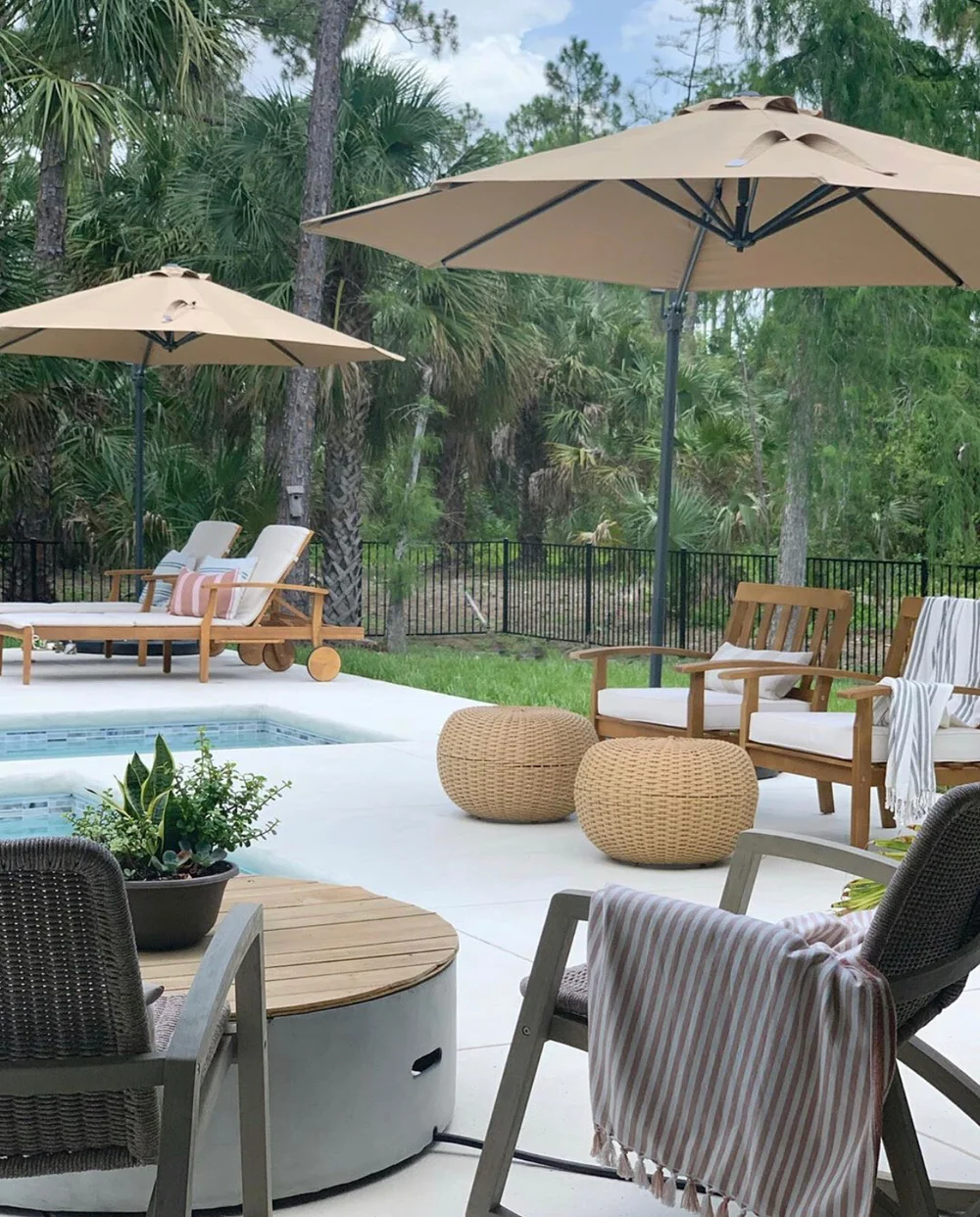 Pool and Patio Details and Tour — Hartley Home