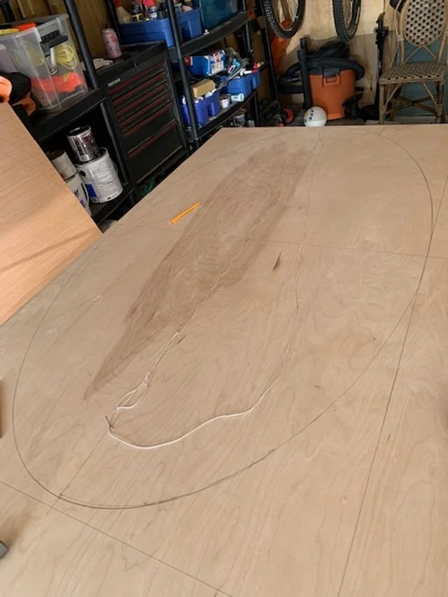 DIY Oval Tabletop — Hartley Home