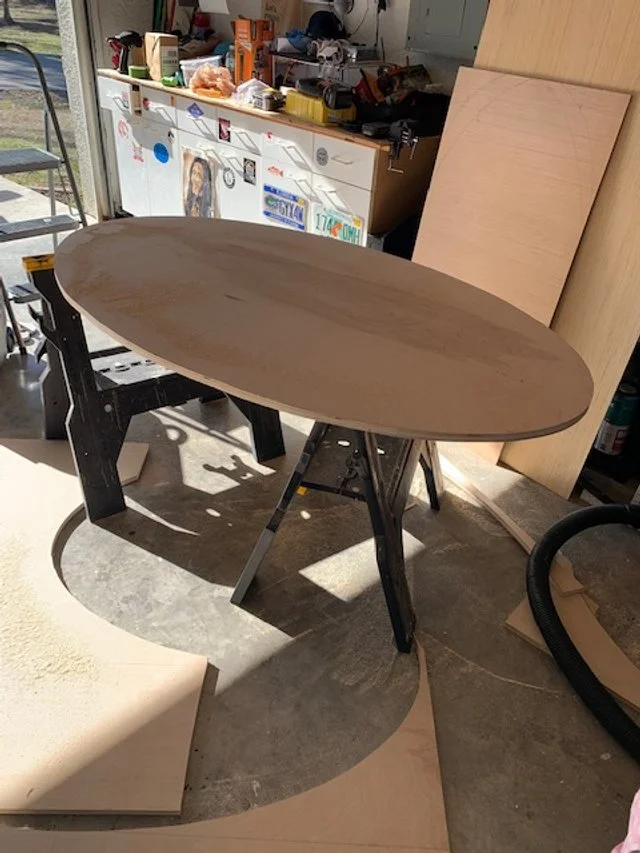 DIY Oval Tabletop — Hartley Home