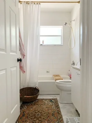 Painted Bathroom Shower Tile — Hartley Home